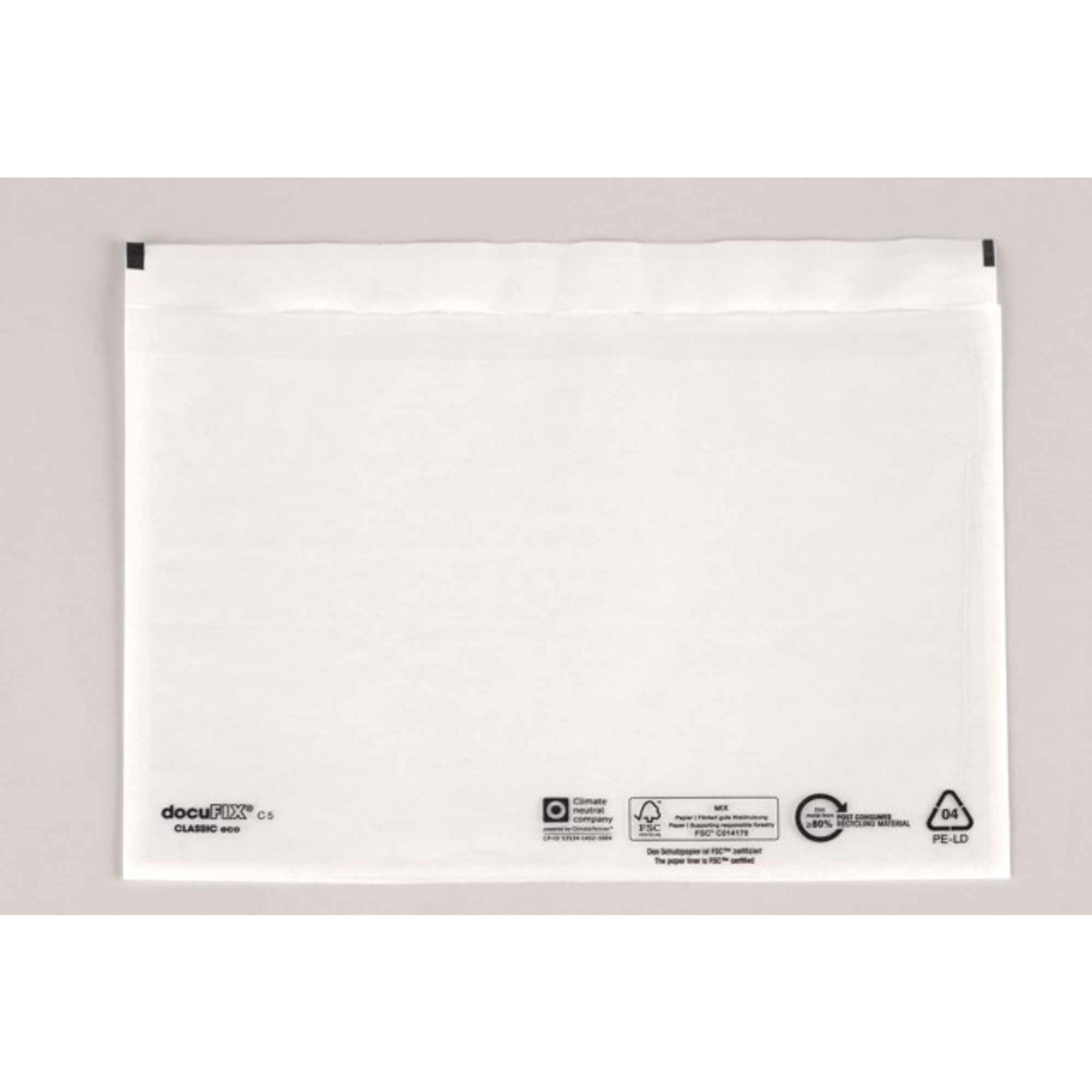 docuFIX® Dokumententasche classic eco DIN C5 | transparent | DIN C5 ...